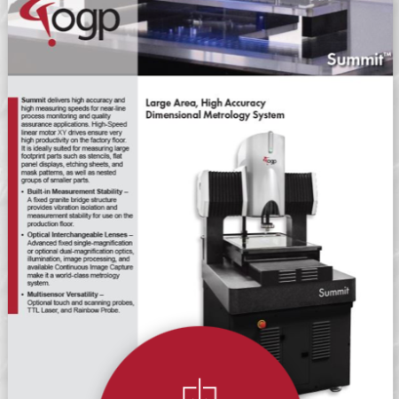 OGP Summit Large Area, High Accuracy Dimensional Metrology System ...